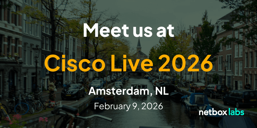 Cisco Live Amsterdam 2026 | NetBox Labs
