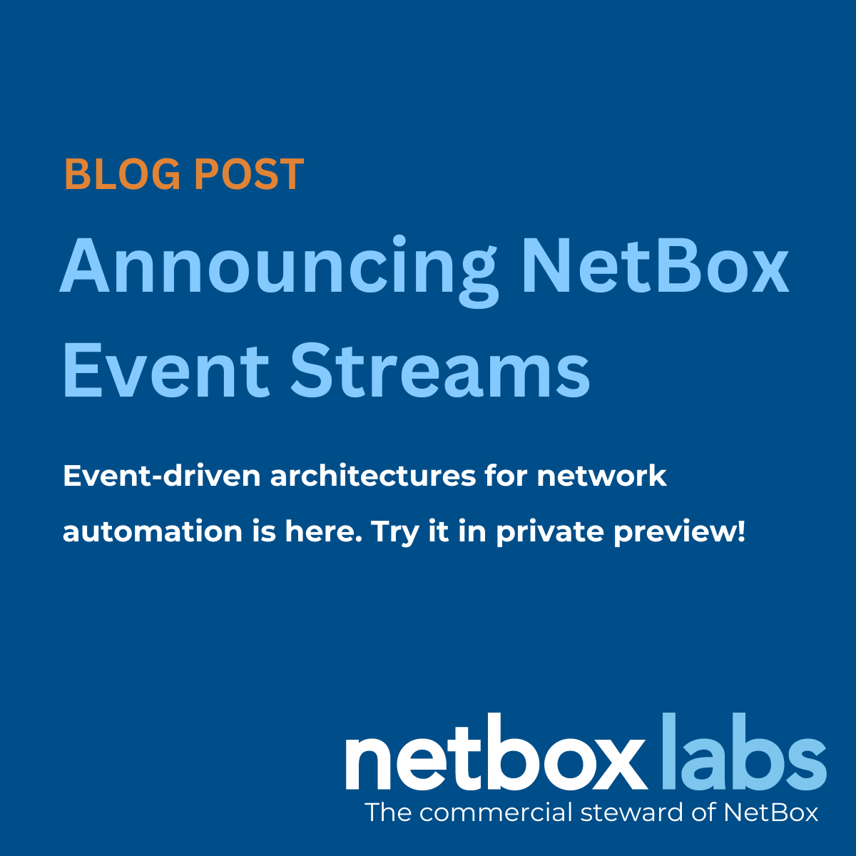 Netbox Labs Introduces Netbox Event Streams Pioneering Event Driven Architectures For Network