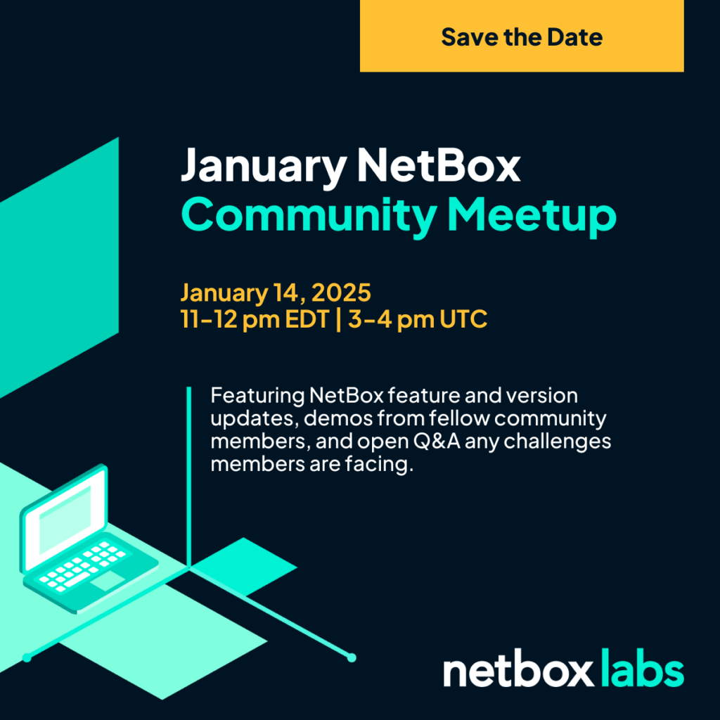 February 2025 NetBox Community Meetup - NetBox Labs