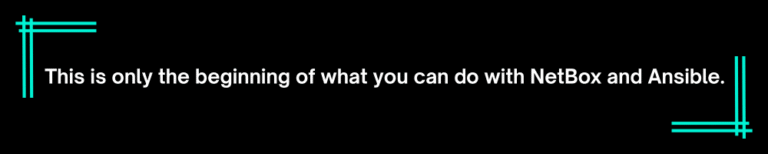 Getting Started with NetBox and Ansible | NetBox Labs